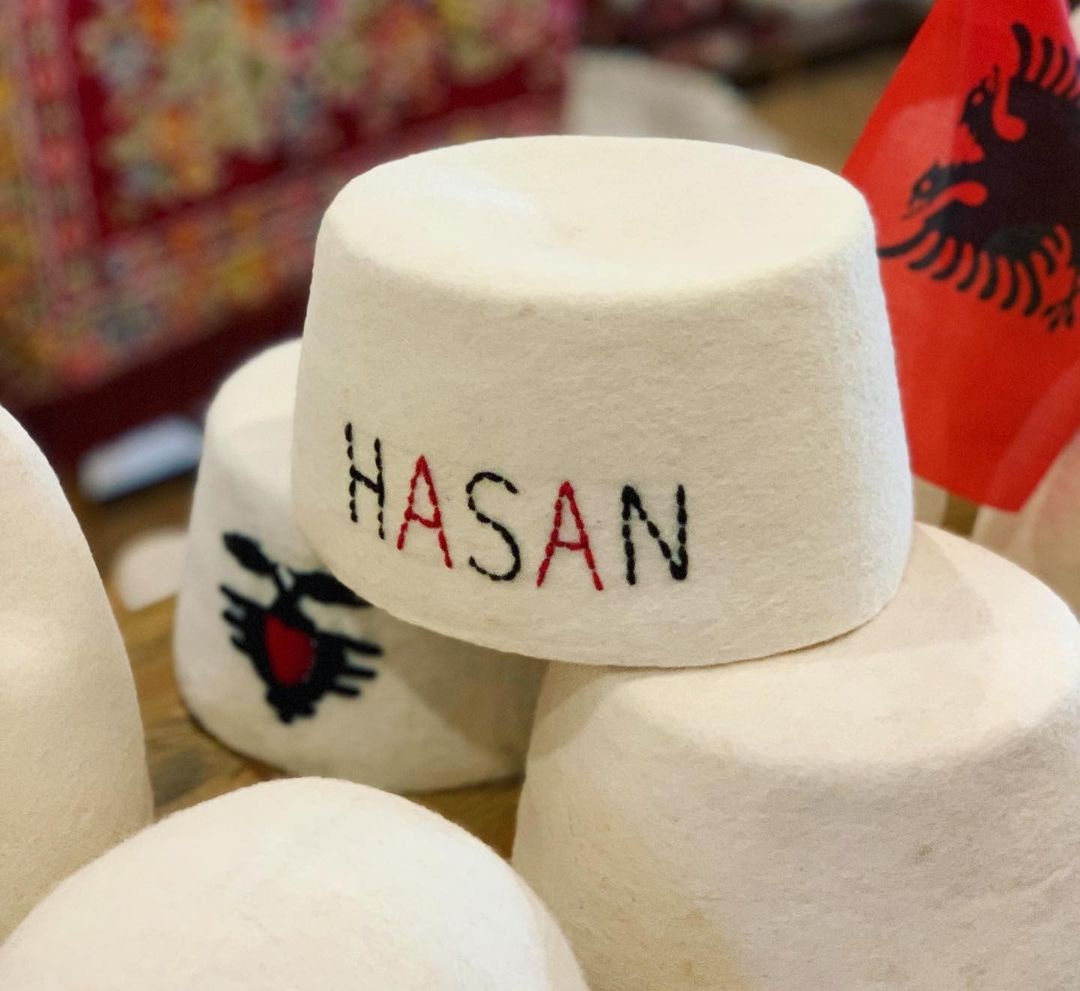 Handmade Qeleshe Eagle Emblem Personalized Kosova Qylaf - Etsy UK