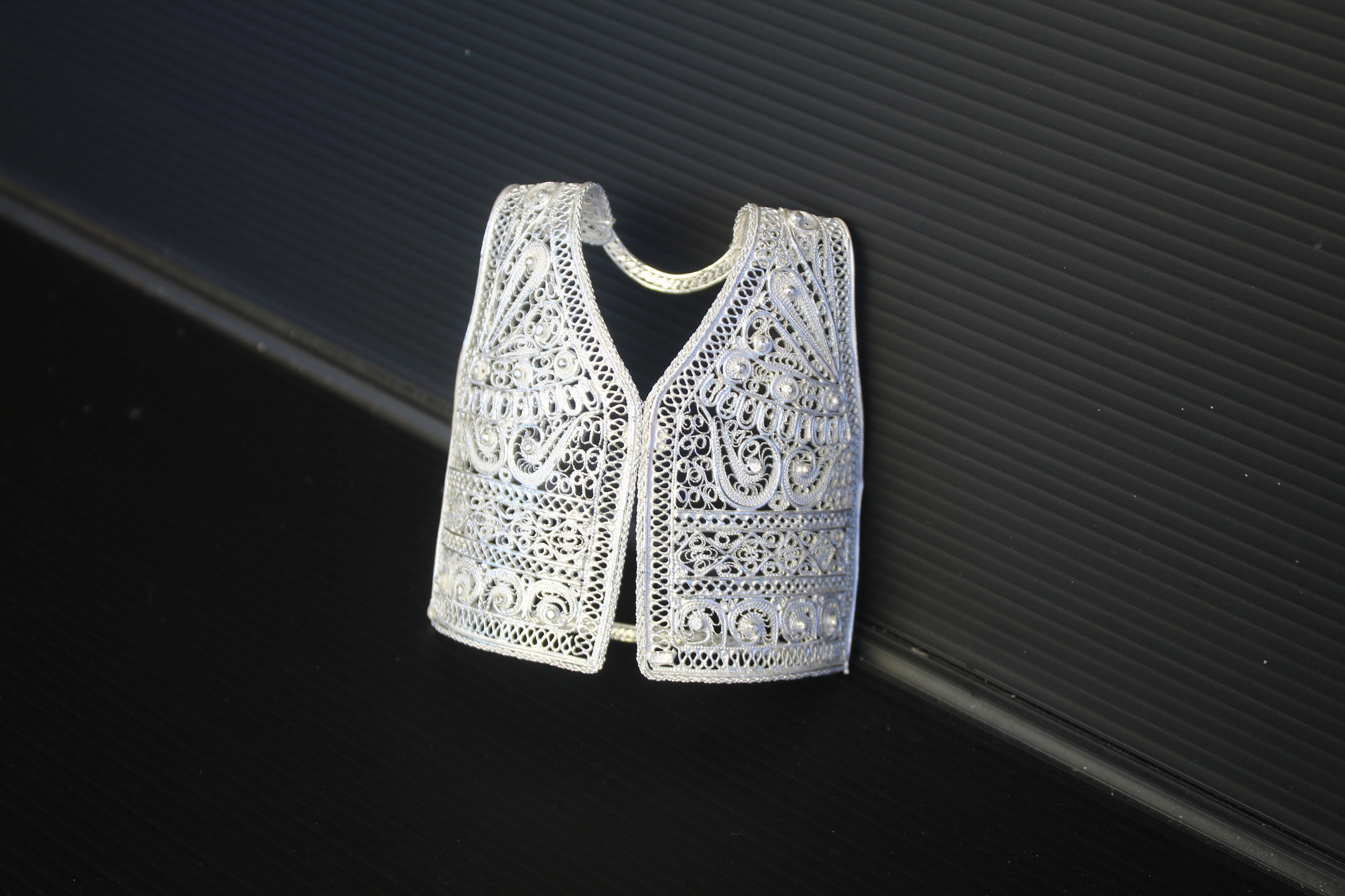 Vest Silver Filigree Art Handcrafted Wall Art Albanian Jelek, Gift ...