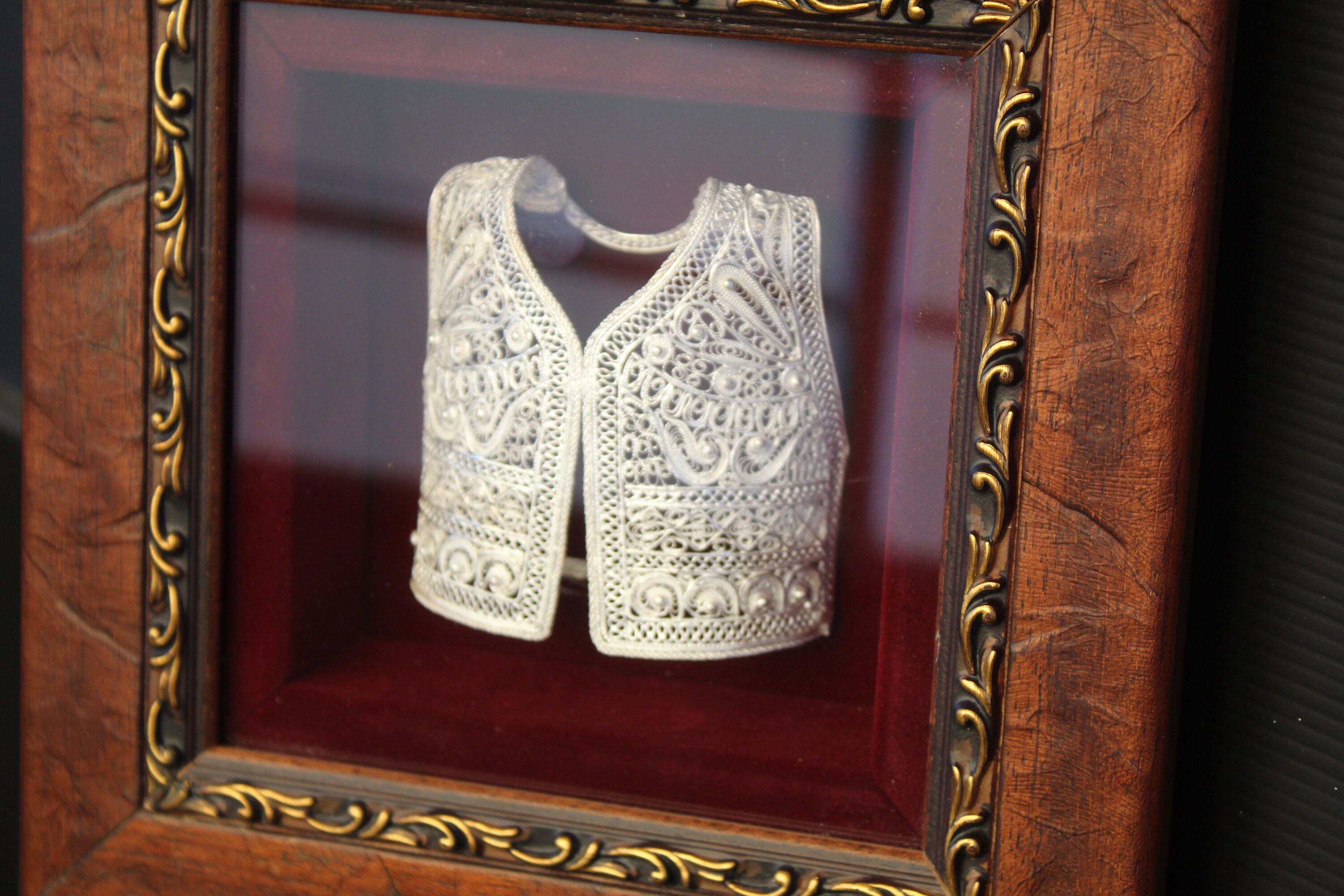 Vest Silver Filigree Art Handcrafted Wall Art Albanian Jelek, Gift ...