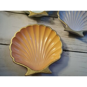 Clam Shell Soap/trinket Dish Clam Shell Dish Retro Kitsch Home Mothers ...