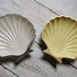 Clam Shell Soap/trinket Dish Clam Shell Dish Retro Kitsch Home Mothers ...