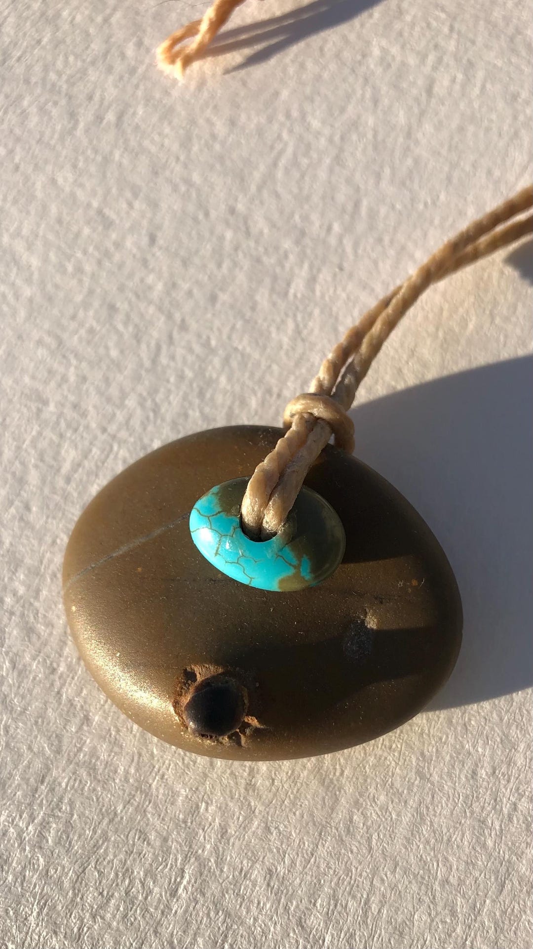 Goddess Stone Amulet Necklace - Etsy
