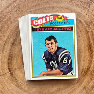 1977 Topps Football Cards, Lot of (18), Baltimore Colts - Etsy