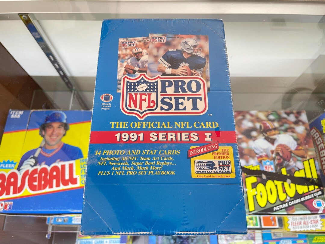 1991 Pro Set Football Cards, Series 1, Factory Sealed Box, 36 Packs - Etsy