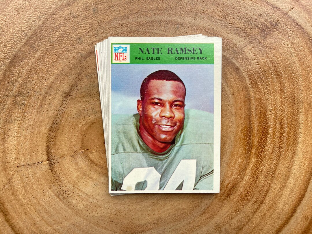 1966 Philadelphia Football Cards, Lot of (11) - Etsy