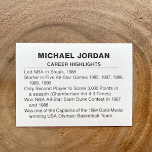 1991 Michael Jordan Promo Card, Chicago Bulls - Etsy