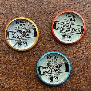 1984 Major League Baseball Buttons, Lot of (4) Packs, Fun Foods, Pin ...