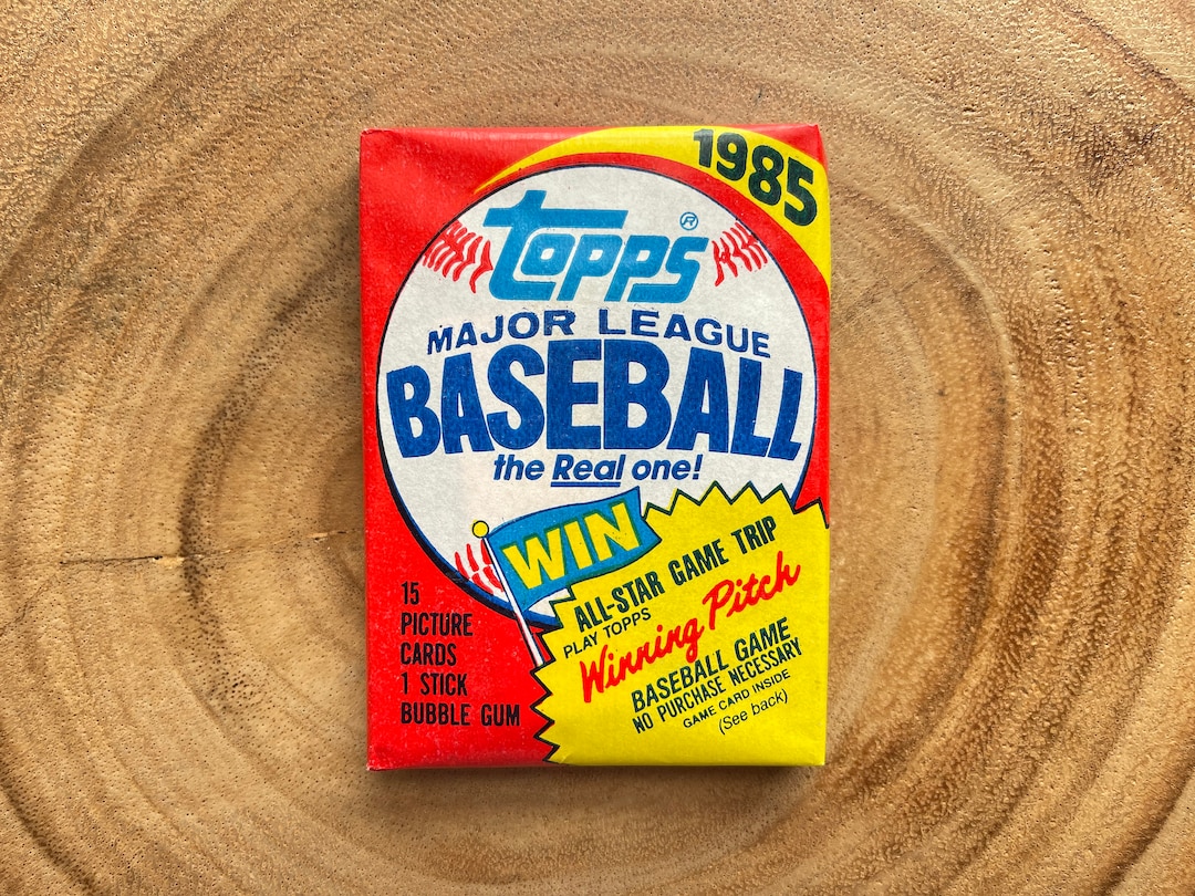 1985 Topps Baseball Wax Pack - (1) Pack - Etsy