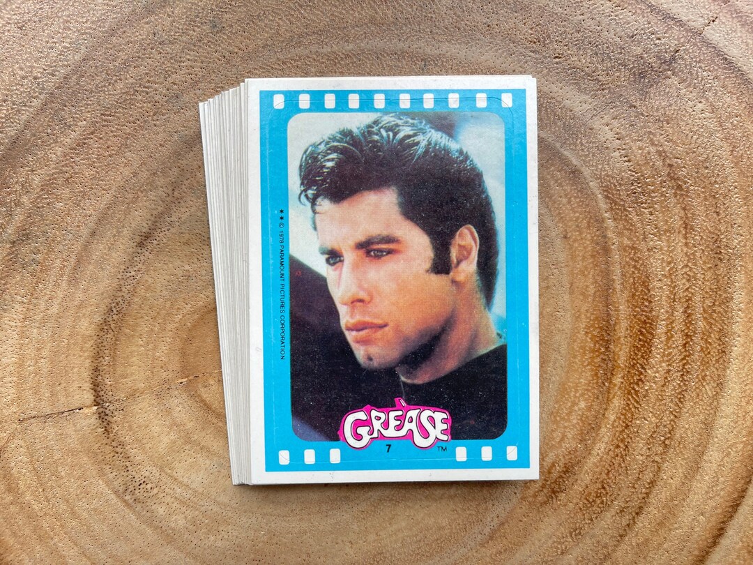 1978 Topps Grease Sticker Card Set, Lot of (22) - Etsy