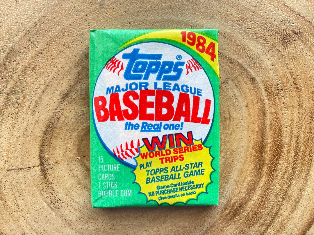 1984 Topps Baseball Wax Pack - (1) Pack - Etsy