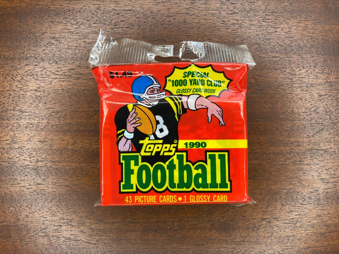 1990 Topps Football Jumbo Pack, (1) Pack - Etsy