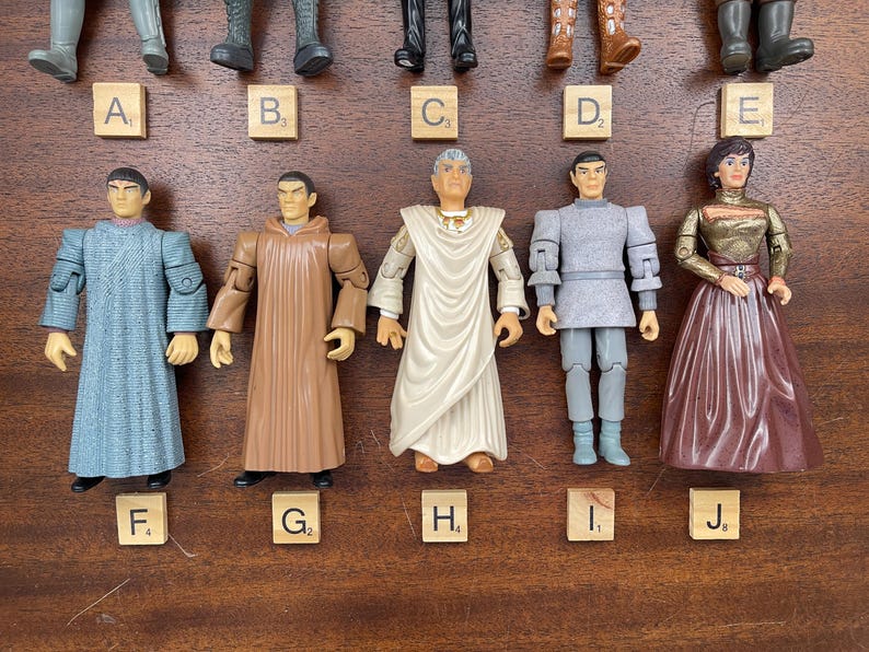 Early 1990's Star Trek Figures, the Next Generation, Deep Space Nine ...
