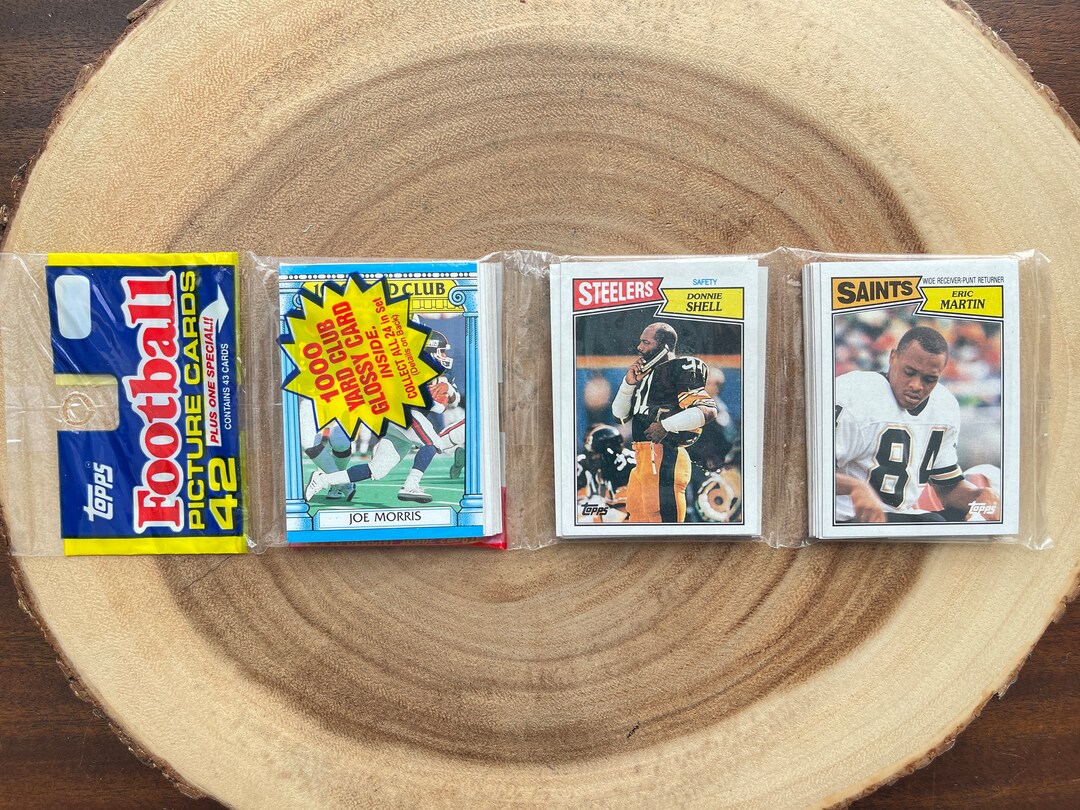 1987 Topps Football Rack Pack, (1) Pack - Etsy