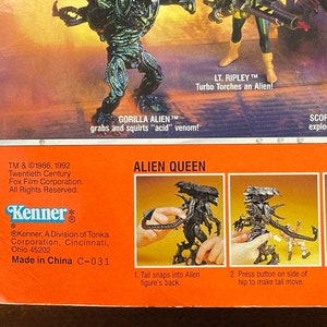 Vintage 1992 Aliens, Kenner, Alien Queen, Action Figure, in Sealed ...
