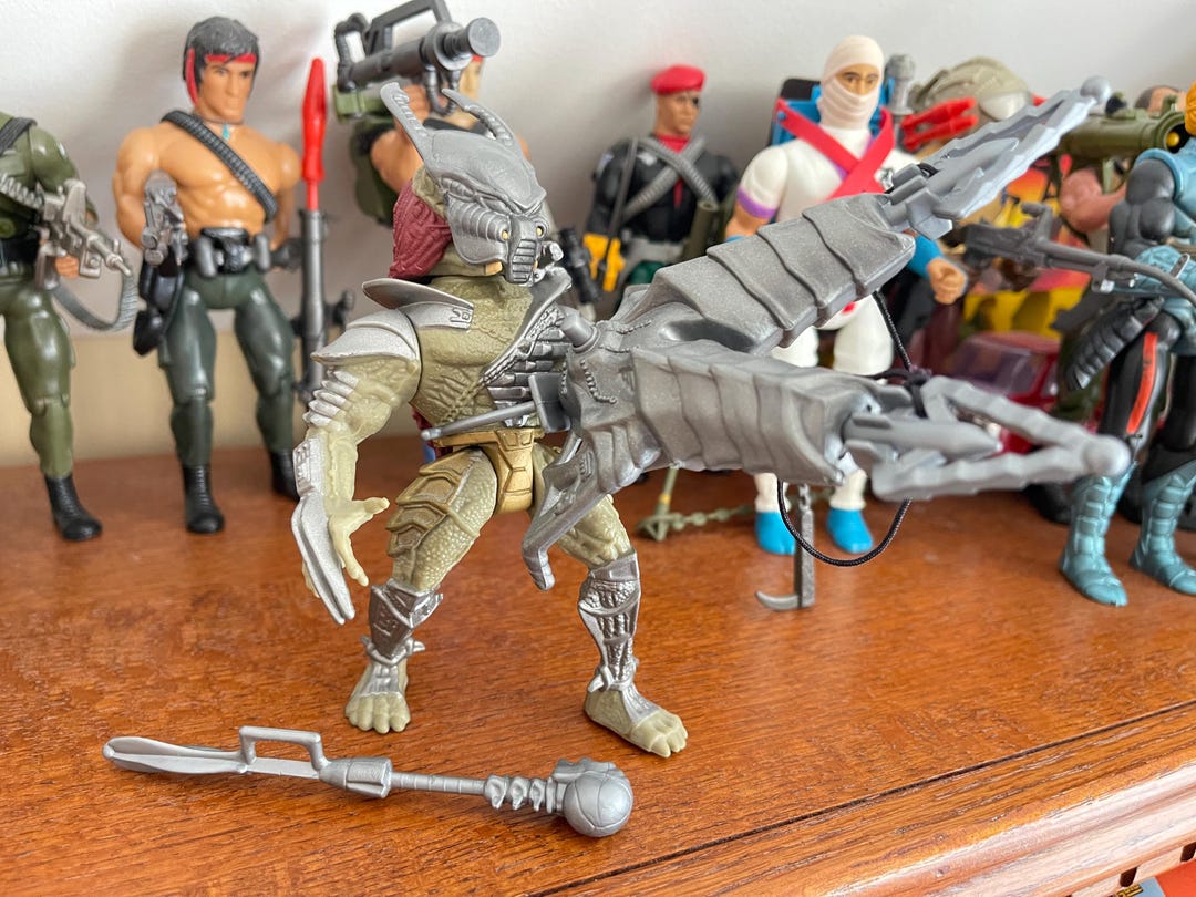 1993 Predator Action Figure, Scavage Predator, Kenner, With Some ...