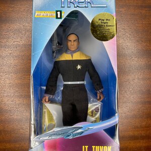 1997 Star Trek, Warp Factor Series, Tuvok, 9" Action Figure, Playmates ...