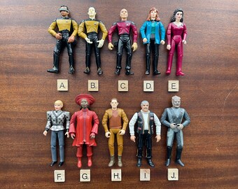 Vintage Star Trek the Next Generation Action Figures Starfleet - Etsy