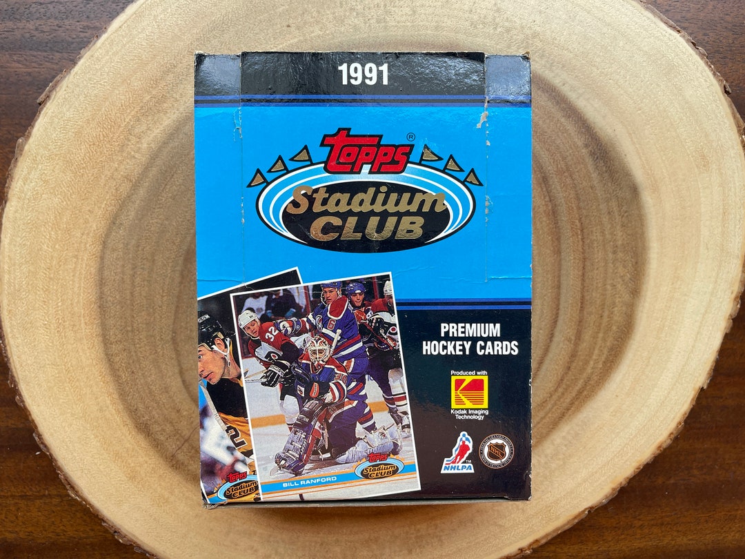 1991 Topps Stadium Club Hockey Hobby Box, (36) Unopened Packs - Etsy