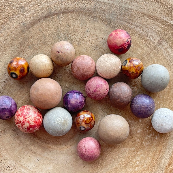 Antique Marbles - Etsy