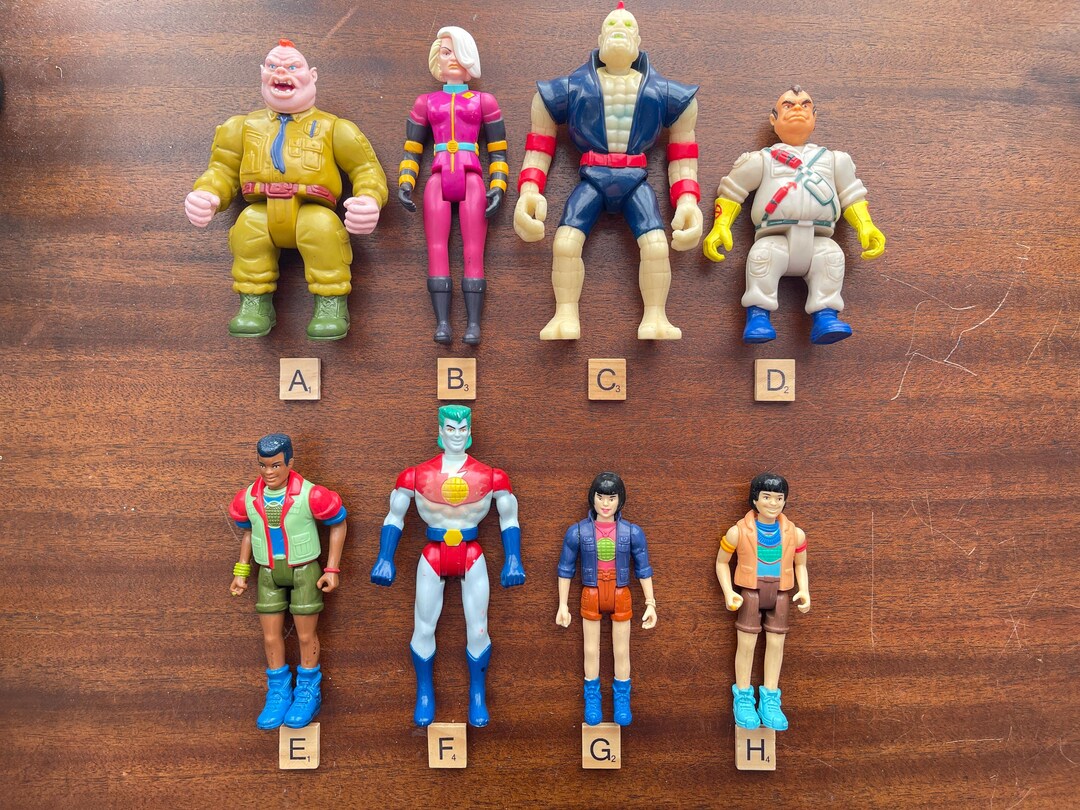 1991 Captain Planet Action Figures, Tiger, Choose Your Figure - Etsy