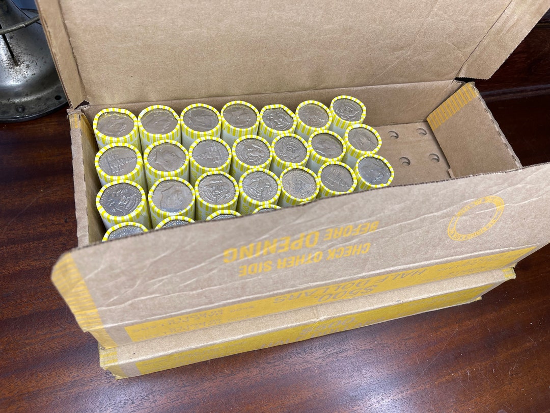10 Dollar Bank-wrapped Coin Roll - (20) Kennedy Half Dollars ...