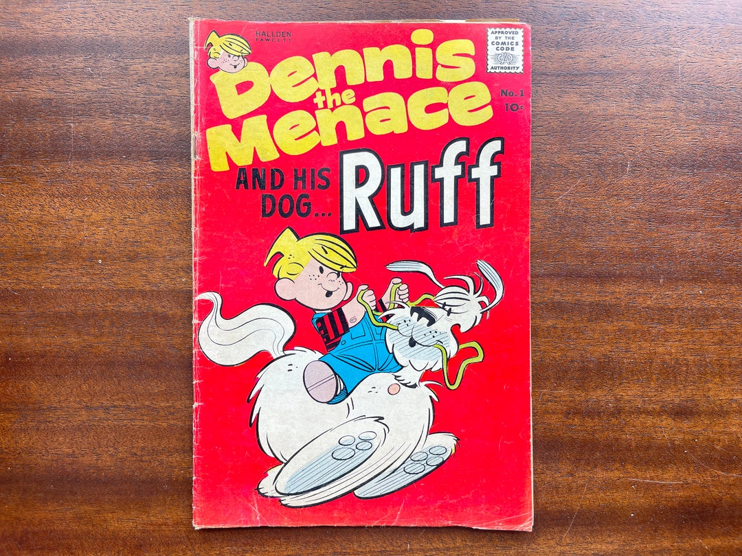1961 Dennis the Menace and His Dog Ruff No. 1, Hallden Fawcett - Etsy