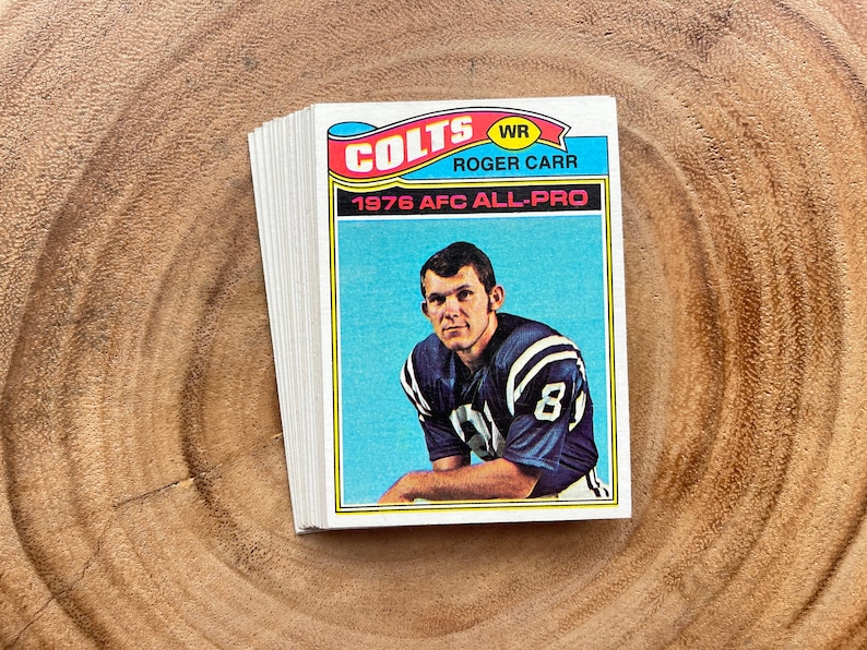 1977 Topps Football Cards Lot of 18 Baltimore Colts - Etsy