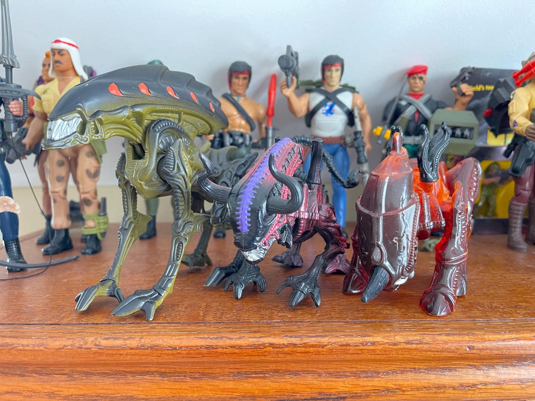1992/93 Aliens, Lot of 3, Bull Alien, Wild Boar Alien, Rhino Alien ...