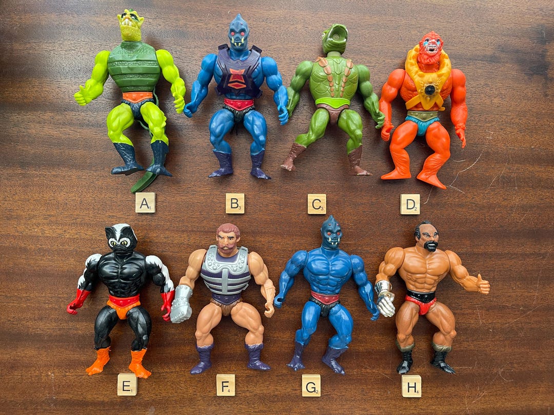 Vintage He-man Action Figures, Master of the Universe, Choose Your ...