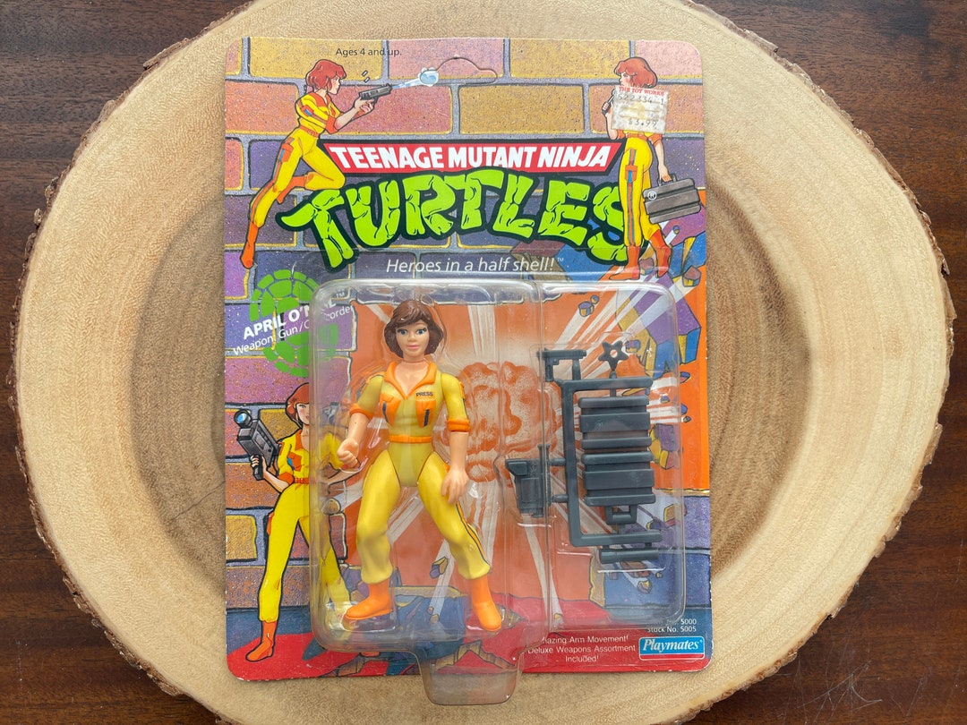 1990 Teenage Mutant Ninja Turtles, April O'neil, Playmates, Sealed in ...