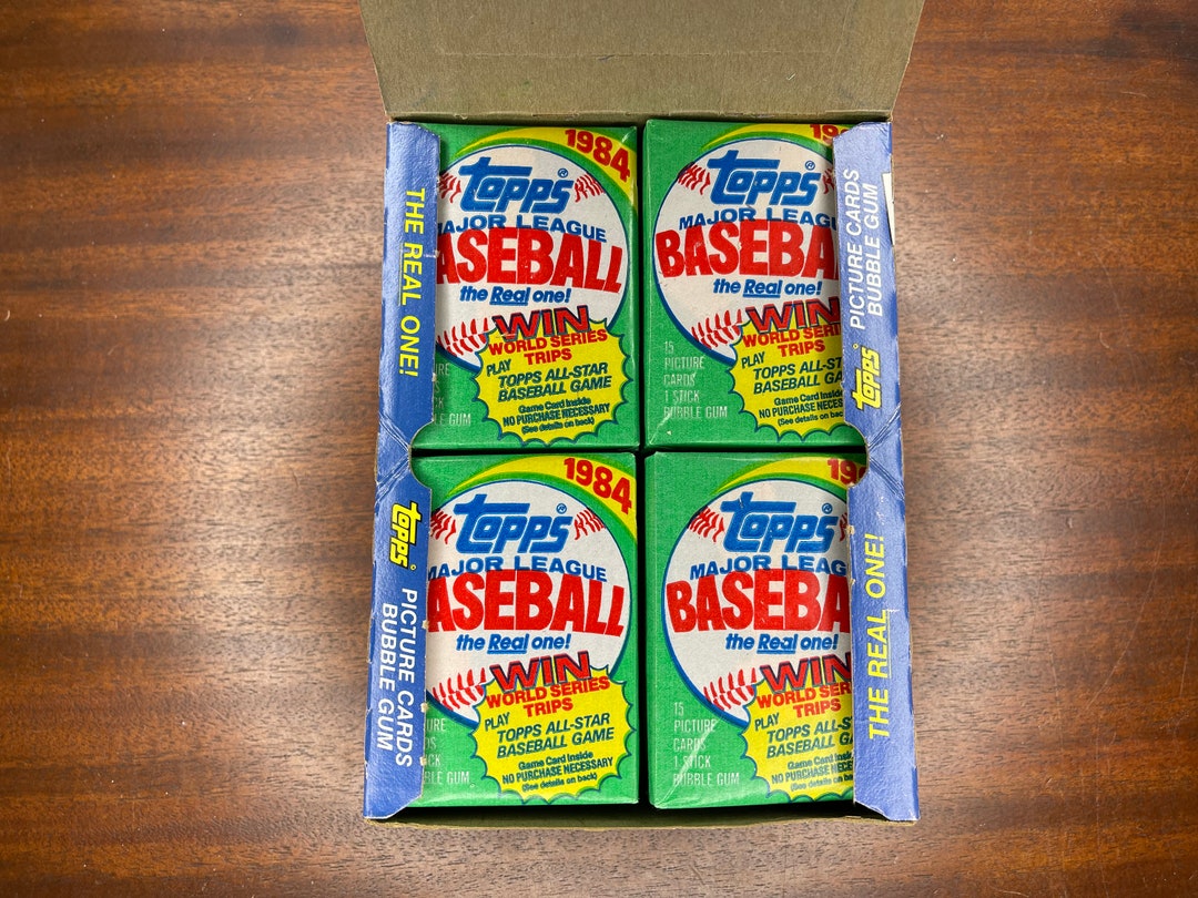 1984 Topps Baseball Wax Pack - (1) Pack From New Old Box - Etsy