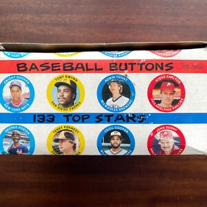 1984 Major League Baseball Buttons, Lot of (4) Packs, Fun Foods, Pin ...