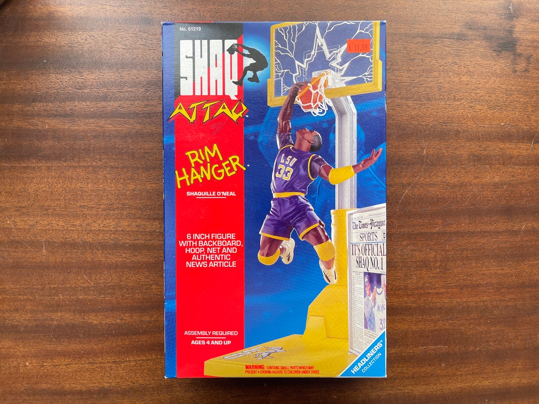 1993 Shaq Attaq, Rim Hanger, Shaquille O'neal, LSU, Orlando Magic - Etsy