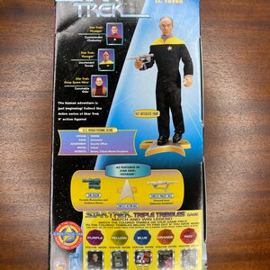 1997 Star Trek, Warp Factor Series, Tuvok, 9" Action Figure, Playmates ...