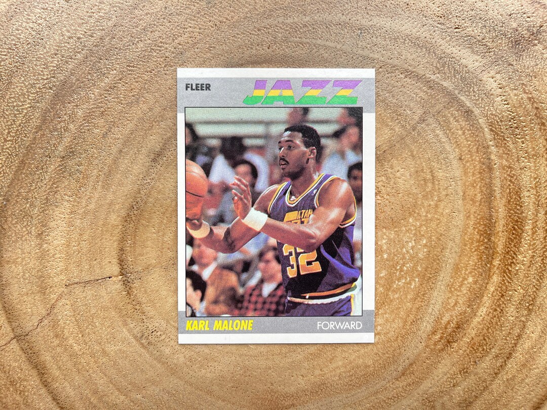 1987 Fleer Karl Malone #68, the Mailman! - Etsy