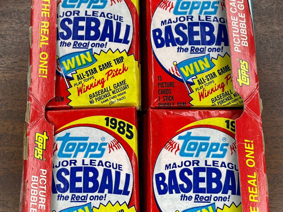 1985 Topps Baseball Wax Pack - (1) Pack - Etsy