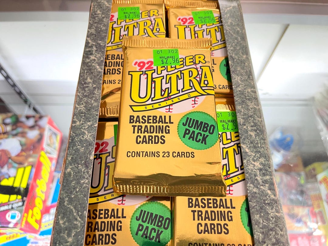 1992 Fleer Ultra Baseball Jumbo Packs – Lot of (4) Unopened Packs - Etsy