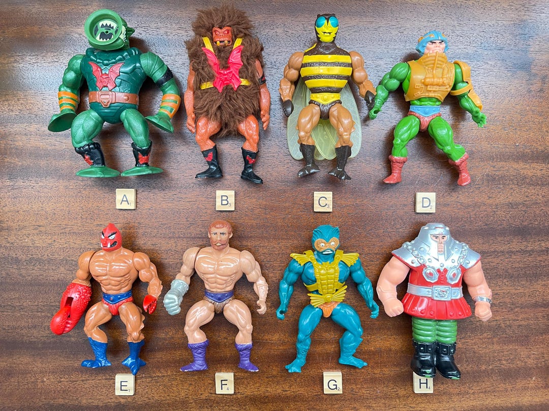 Vintage He-man Action Figures, Master of the Universe, Choose Your ...