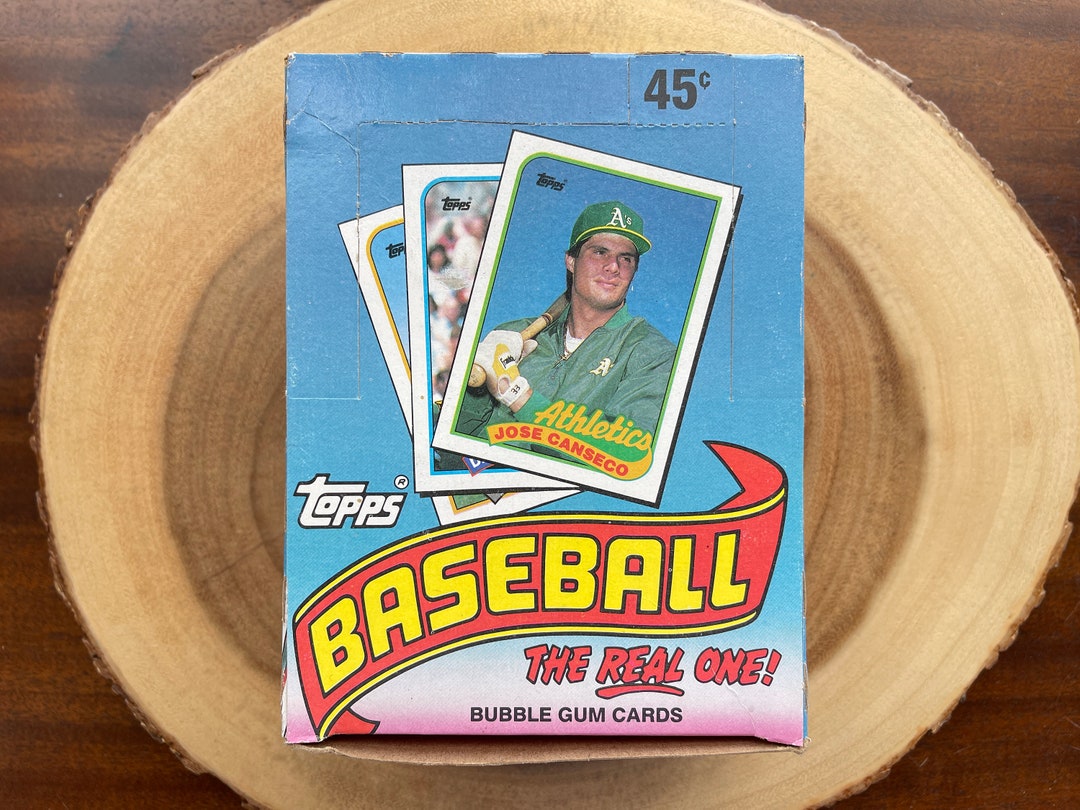 1989 Topps Baseball Wax Box - 36 Unopened Packs - Etsy