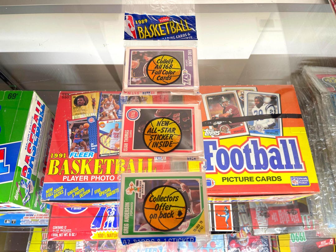 1989 Fleer Basketball Isiah Thomas, Akeem Olajuwon – 42 Cards & 1 ...