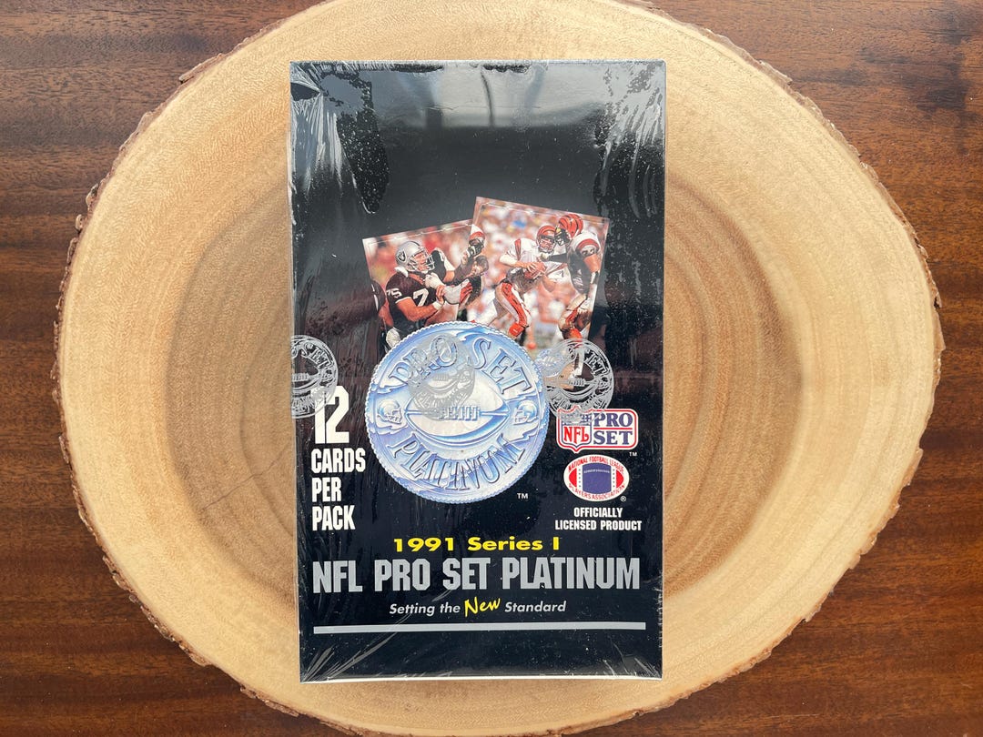 1991 Pro Set Football Cards, Series 1 Factory Sealed Box, 36 Packs, 12 ...