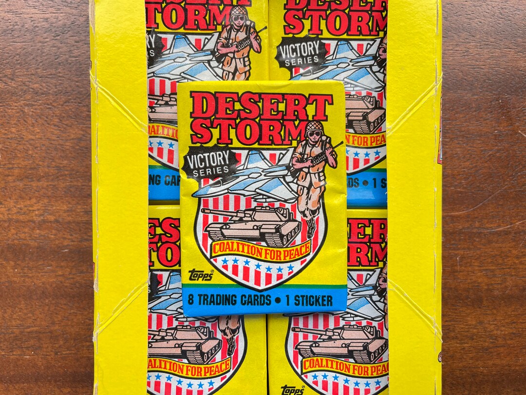 1991 Topps Desert Storm Wax Packs, Victory Series - Lot of (10 ...