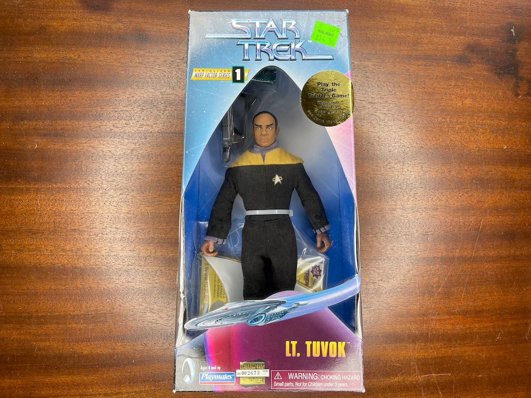 1997 Star Trek, Warp Factor Series, Tuvok, 9" Action Figure, Playmates ...