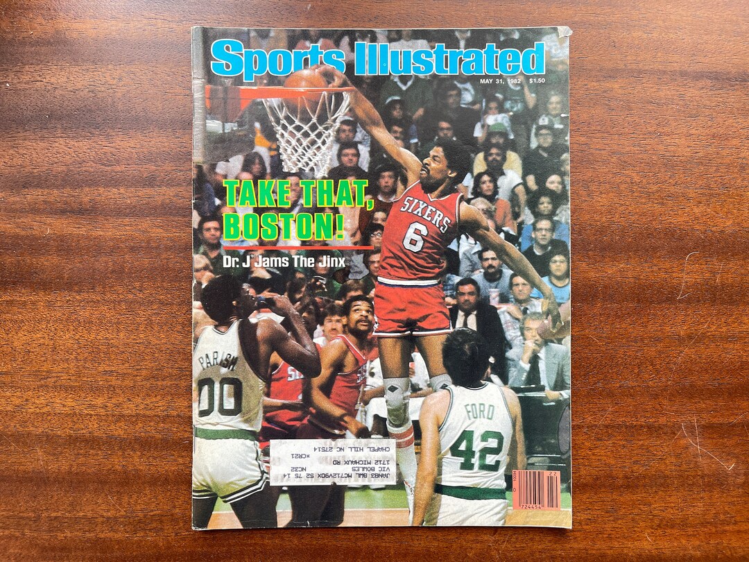1982 Sports Illustrated, May 31, 1982, Take That Boston!, Dr. J - Etsy
