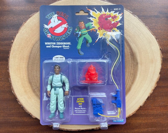 2021 Retro Ghostbusters Fright Figures, Winston Zeddemore, Kenner ...