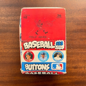 1984 Major League Baseball Buttons, Lot of (4) Packs, Fun Foods, Pin ...