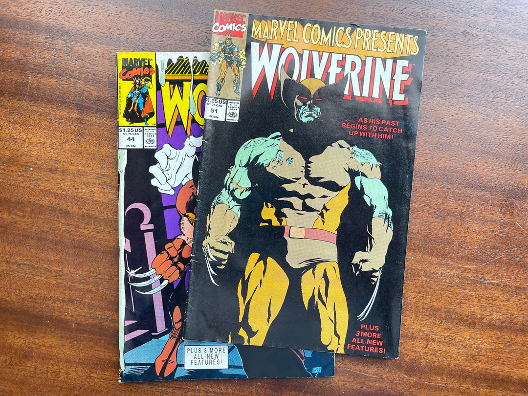 1990 Wolverine No. 44 and No. 51, Marvel, Lot of (2) - Etsy