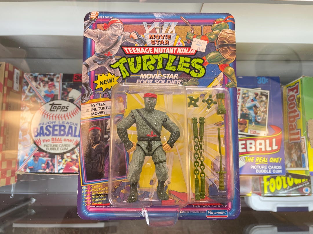 1992 Teenage Mutant Ninja Turtles, Movie Star Foot Soldier, Playmates ...