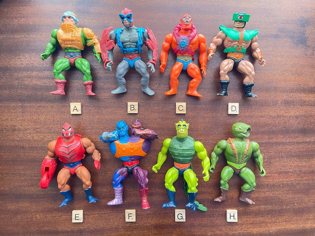 Vintage He-man Action Figures, Master of the Universe, Choose Your ...