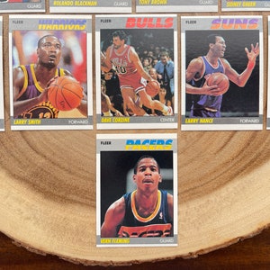 1987 Fleer Basketball Cards, Lot of 10 - Etsy